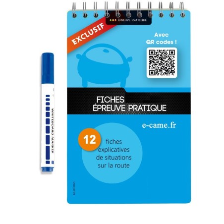 Fiches explicatives situations pratiques permis B Moniteur auto-école